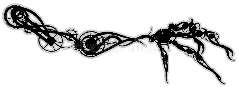 Arm Clockwork stock illustration. Illustration of thin - 12232313