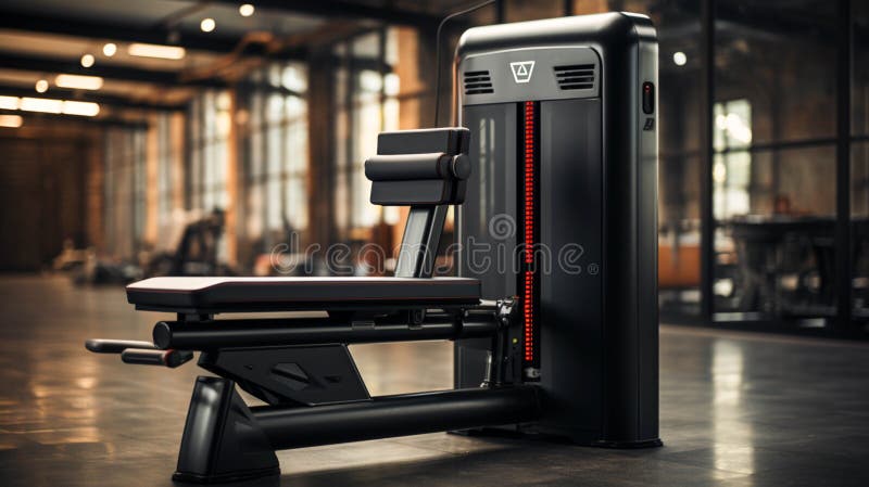 ARM EXTENSION MACHINE for Gym Stock Photo - Image of exercise ...
