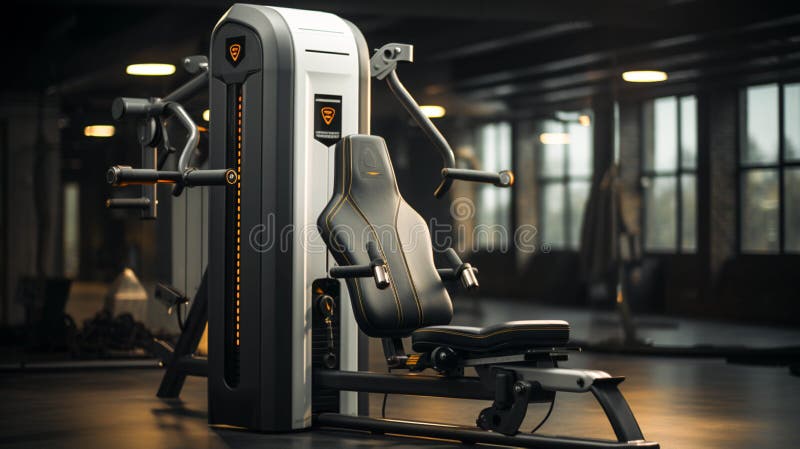 ARM EXTENSION MACHINE for Gym Stock Image - Image of dumbbell, exercise ...