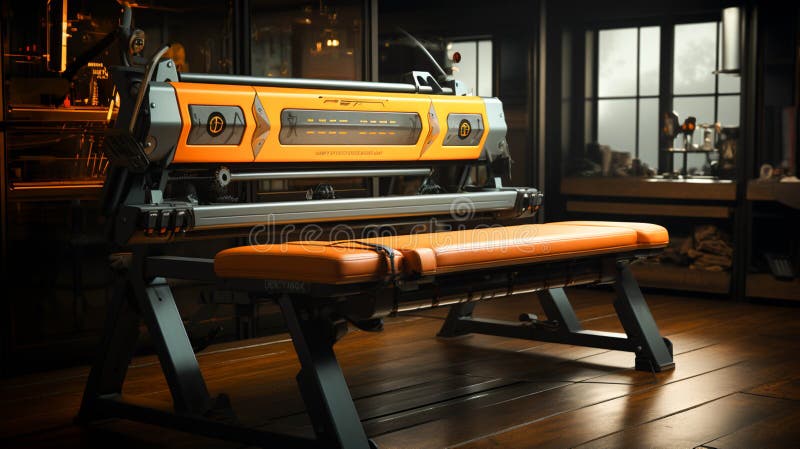 ARM EXTENSION MACHINE for Gym Stock Photo - Image of lifestyle, machine ...