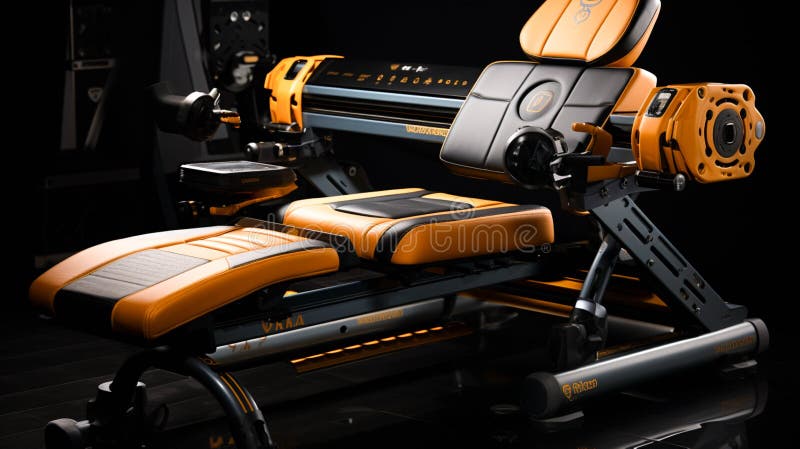 ARM EXTENSION MACHINE for Gym Stock Illustration - Illustration of ...