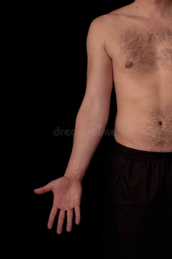 Arm stock image. Image of handsome, isolated, palm, caucasian - 38633787