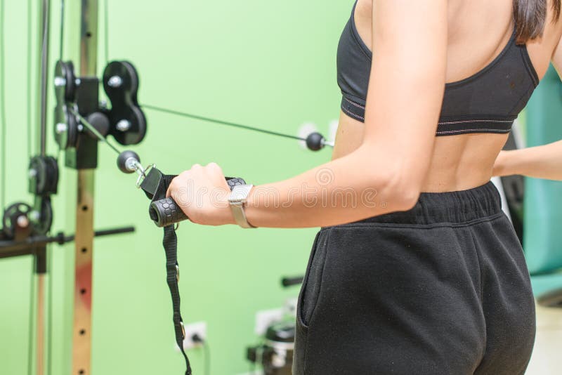 Arm and Shoulder Exercise Machine Stock Photo - Image of sport, muscles ...