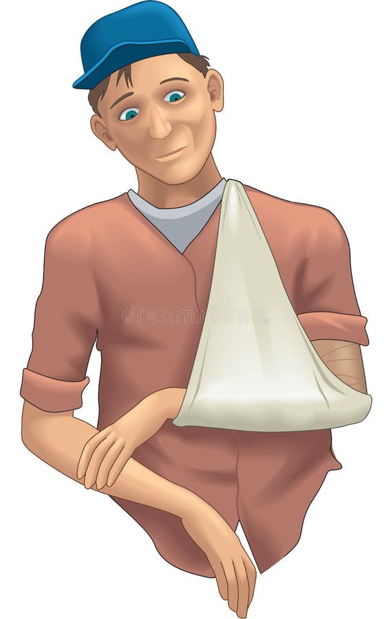 Arm Sling Stock Illustrations – 477 Arm Sling Stock Illustrations ...