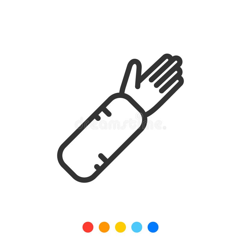Splint Icon. Simple Element from Trauma Rehabilitation Collection ...