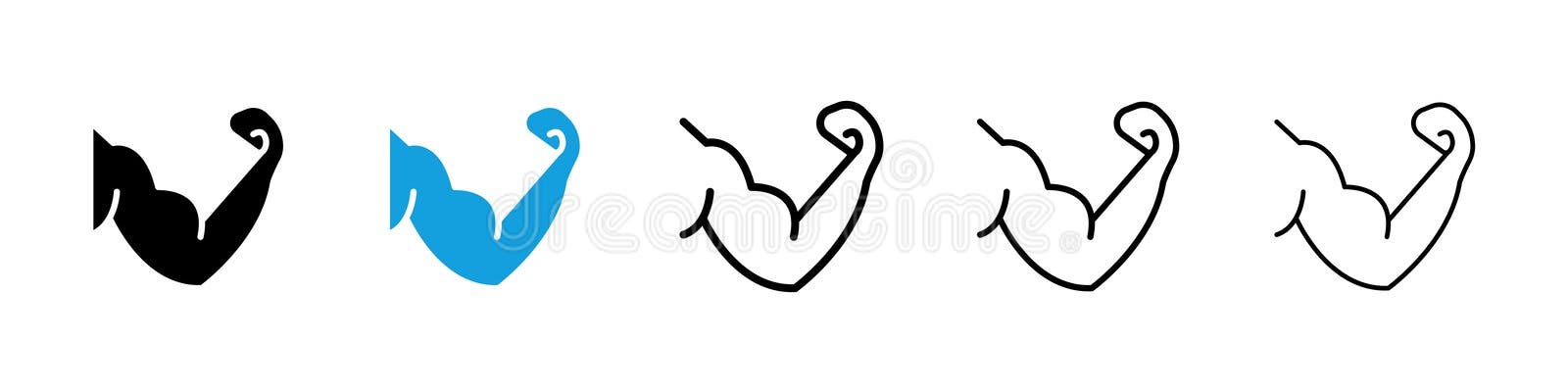 Arm Muscle Line Icon Stock Illustrations – 3,566 Arm Muscle Line Icon ...