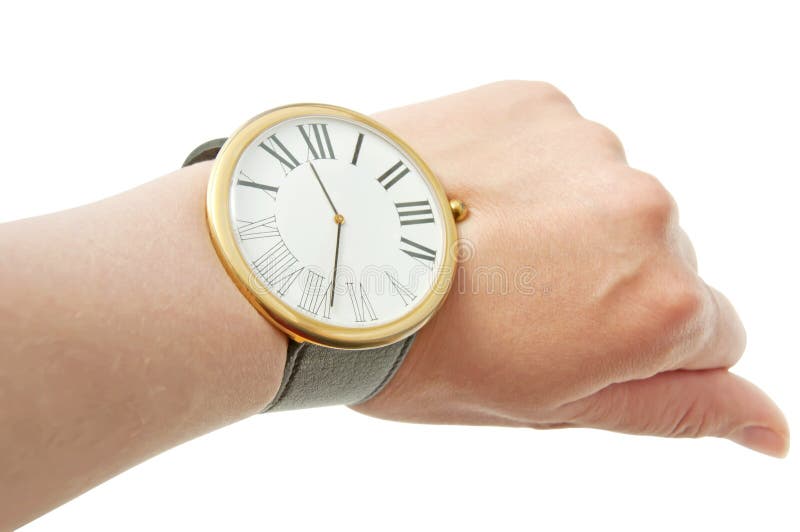 Arm and watch stock photo. Image of management, fist - 21384298
