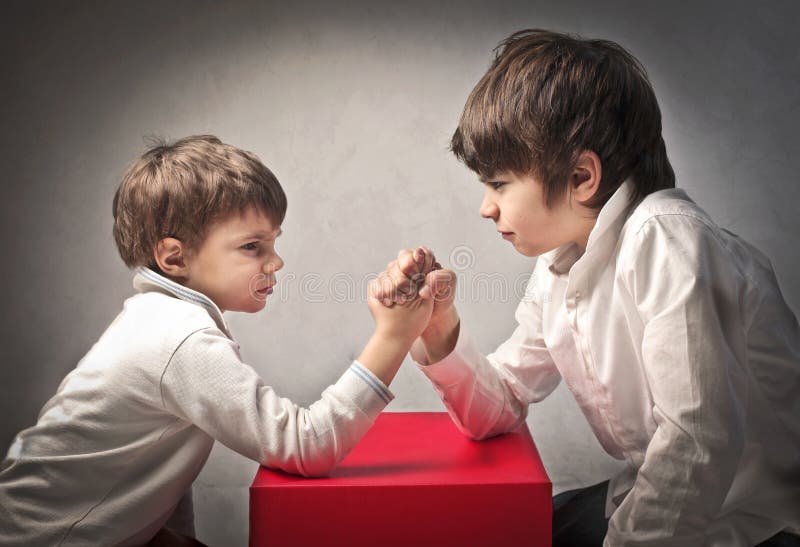 Arm wrestling stock photo. Image of profile, young, hand - 22745920
