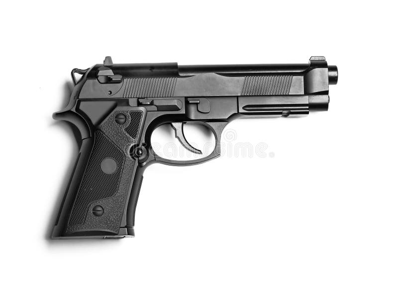 Arma De Mano Moderna Del Ejército Americano M9. Foto de archivo ...
