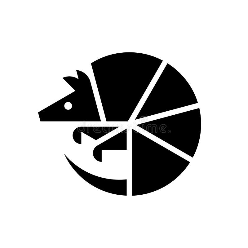 Armadillo Logo stock vector. Illustration of graphic - 273990111