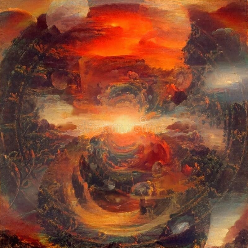 Armageddon sky stock illustration. Illustration of fantasy - 136516806