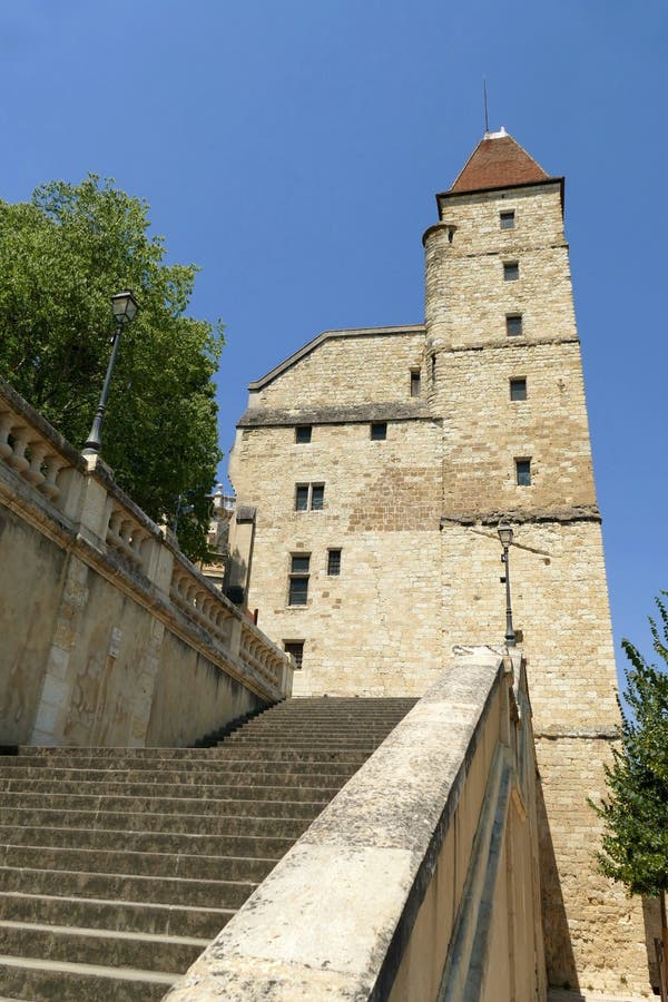 The Armagnac Tower Overlooking the City of Auch Stock Image - Image of ...