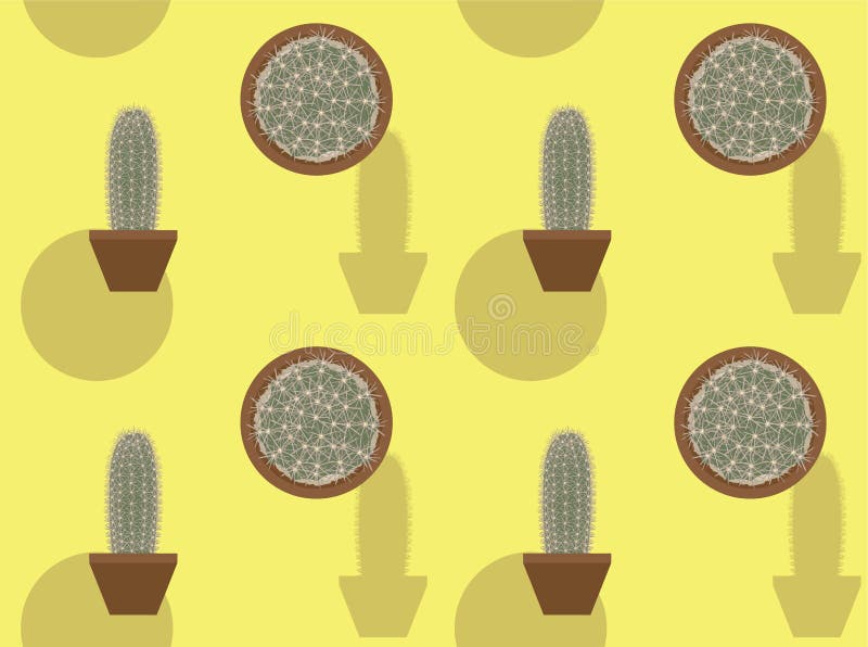 Armatocereus Godingianus Succulent and Cactus Set Vector Seamless ...