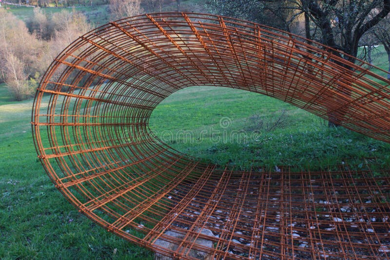 Look through Armature View Natura Stones Meadow Stock Image - Image of ...