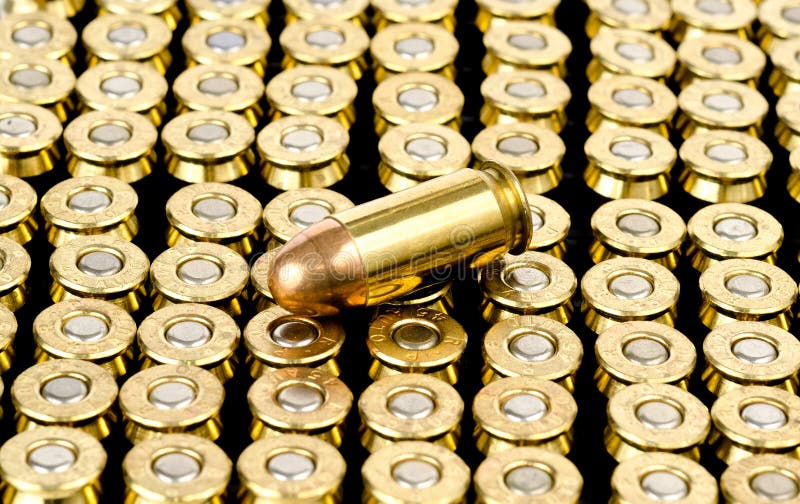 Calibre da bala 45 imagem de stock. Imagem de bala, cartucho - 51344469