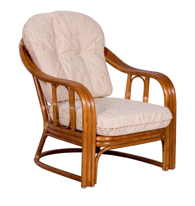 Armchair stock photo. Image of wicker, rottang, outdoor - 18572070