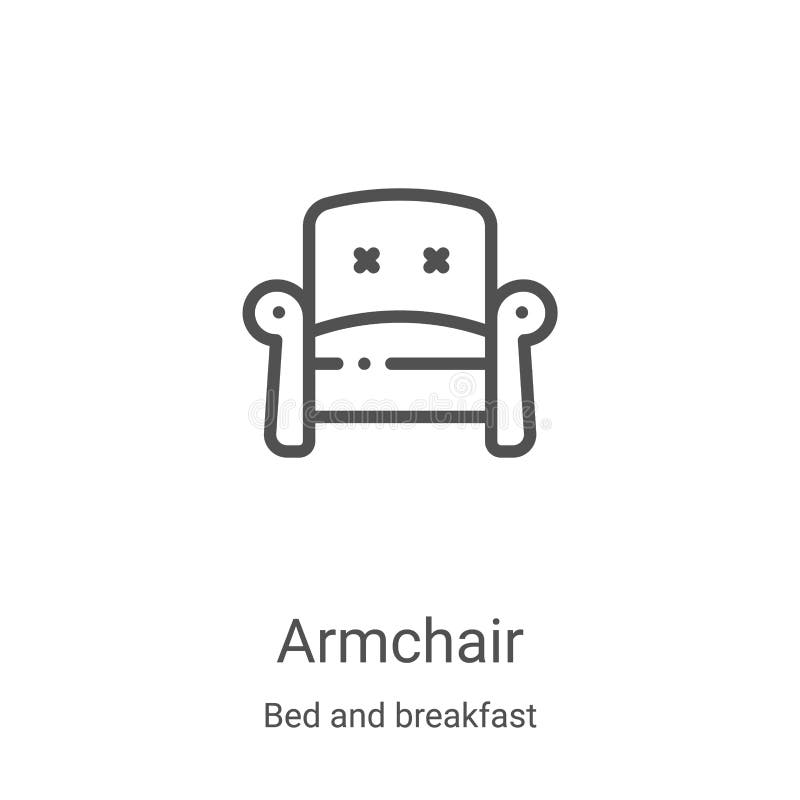 Recliner Icon Vector from Furnitures Collection. Thin Line Recliner ...