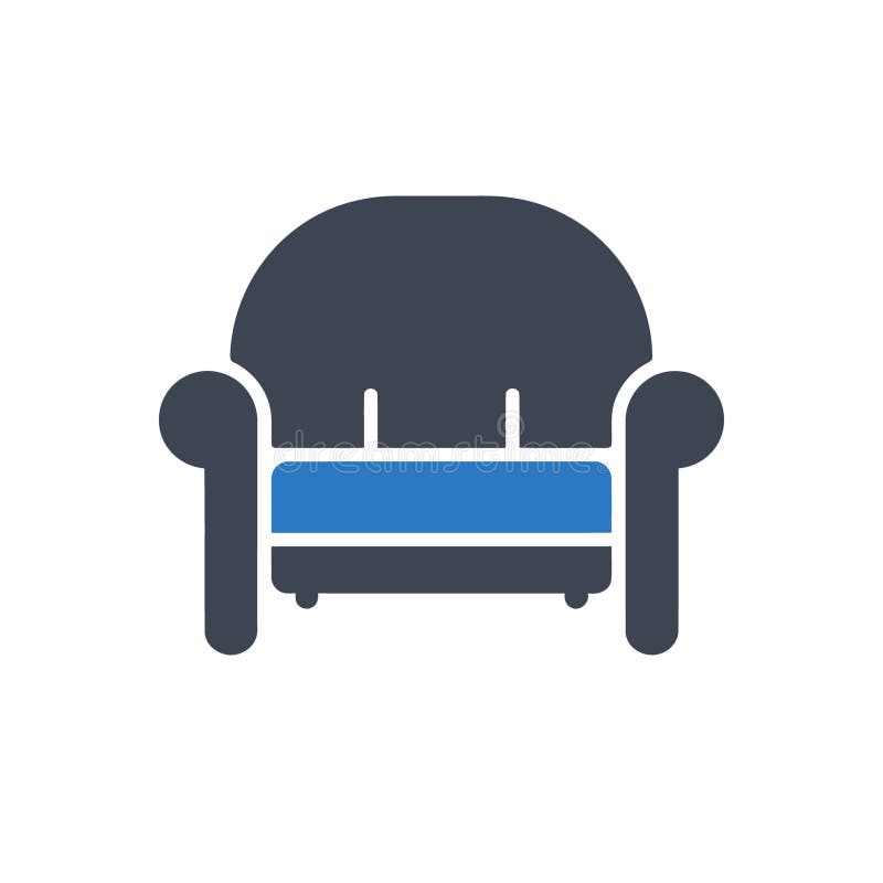 Armchair Icon stock vector. Illustration of furniture - 361728724