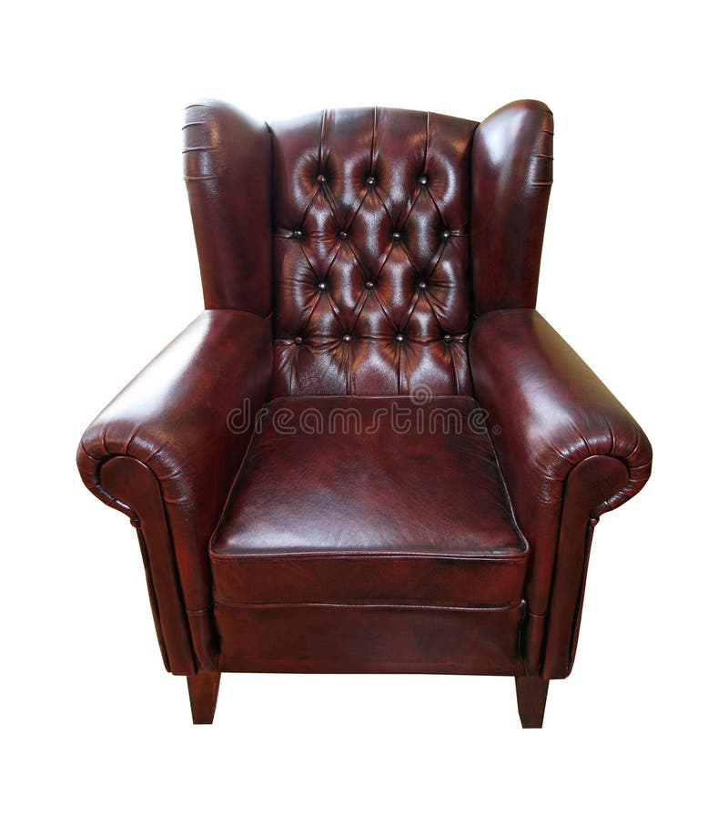Armchair leather stock photo. Image of armchair, vintage - 38821402
