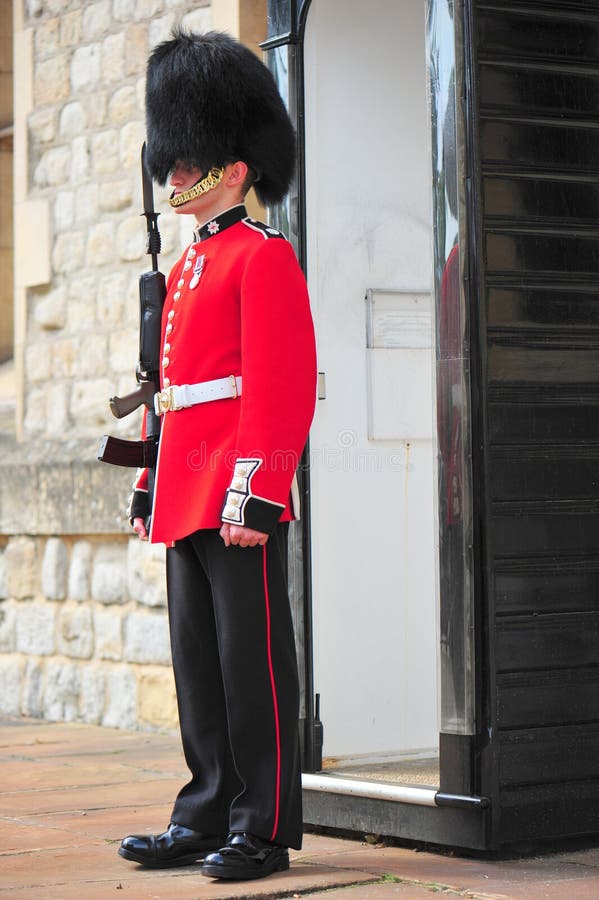 Soldier Standing Guard in Horse Guards in London Editorial Image ...