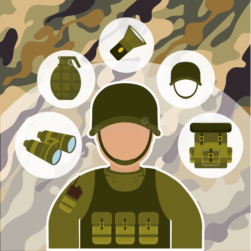 Armed Forces Clipart Vector Stock Illustrations – 213 Armed Forces ...