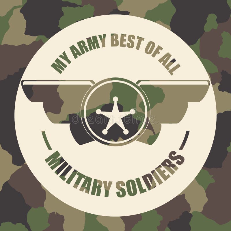 Armed forces design stock vector. Illustration of patriotic - 63698801