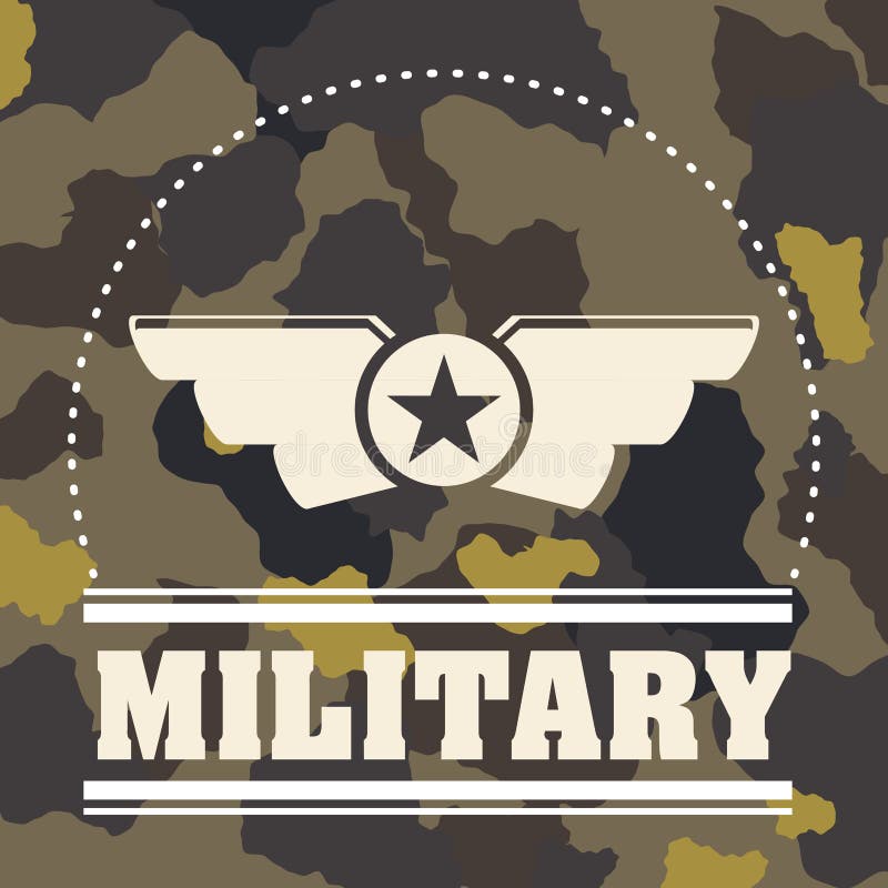 Armed forces design stock vector. Illustration of pride - 63699019