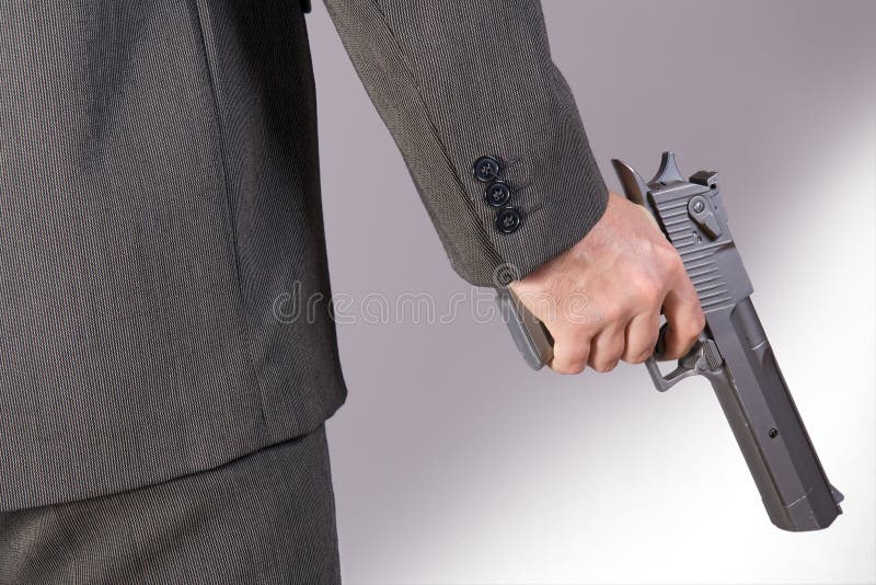 Armed man stock image. Image of male, person, guard, employment - 18297027