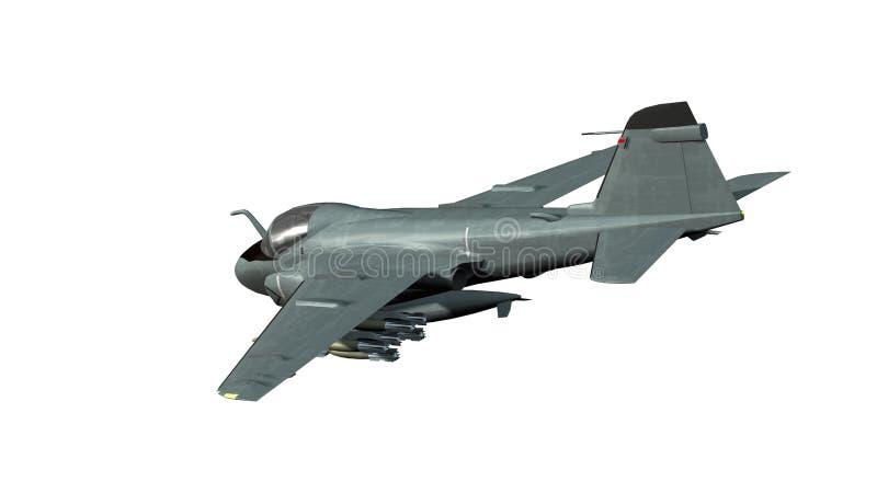 Armed Military Fighter Jet in Flight - Isolated on White Stock ...