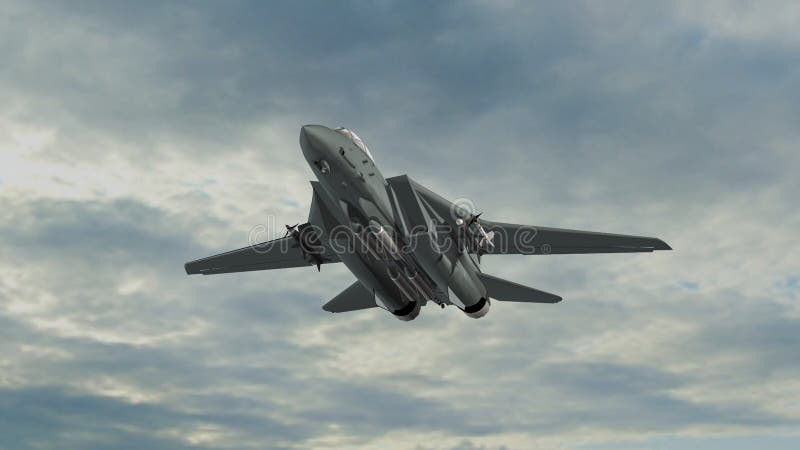 Armed Military Fighter Jet in Flight Stock Photo - Image of aircraft ...