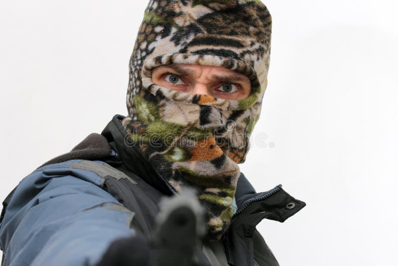 Armed robbery stock photo. Image of crime, shotgun, guns - 31146786