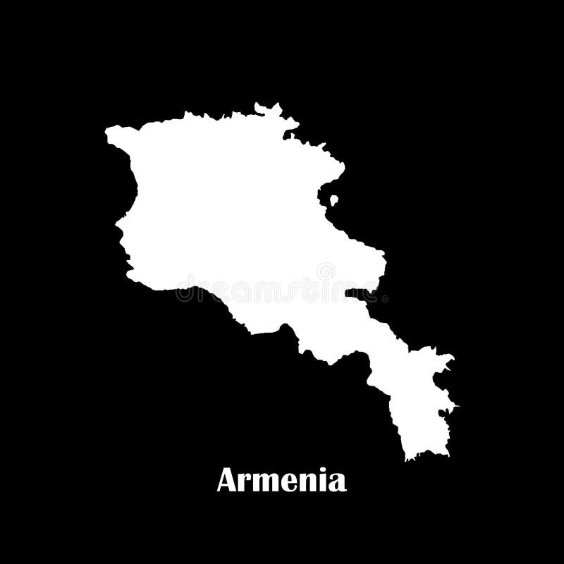 Armenia map icon stock vector. Illustration of western - 291532476