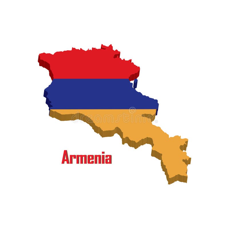 Armenia map icon stock vector. Illustration of western - 291532487