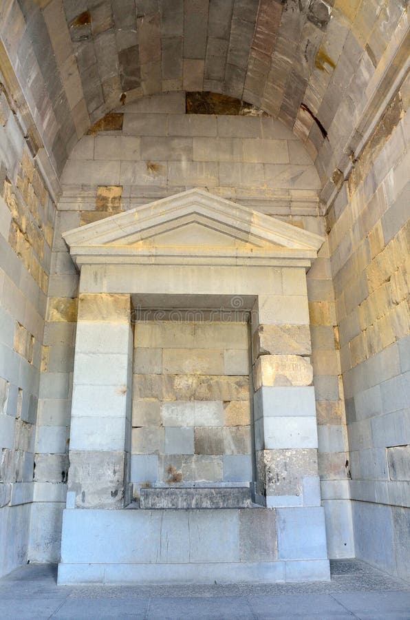 Armenia, the Pagan Temple of the Sun in Garni, I Century Stock Image ...