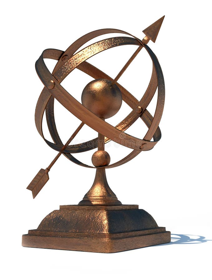 Armillary Sphere - drawing stock vector. Illustration of equipment ...