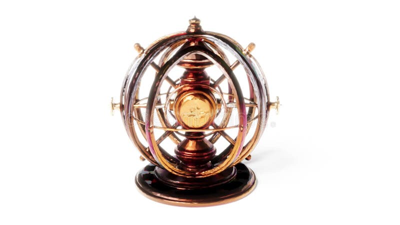 Armillary Sphere Alchemic Tool Astronomy Navigation 3d Stock ...
