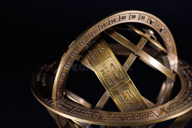Armillary Sphere - Astrolabe Globe Stock Photo - Image of earth ...