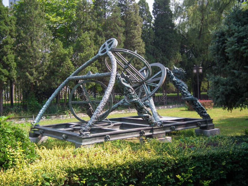 An Armillary Sphere on Show at Beijing S Ancient Observatory Editorial ...