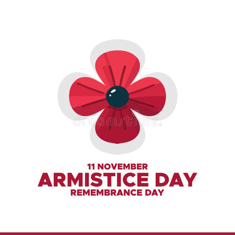 Armistice Day, Remembrance Day, 11 November, Greeting Card, Vector ...