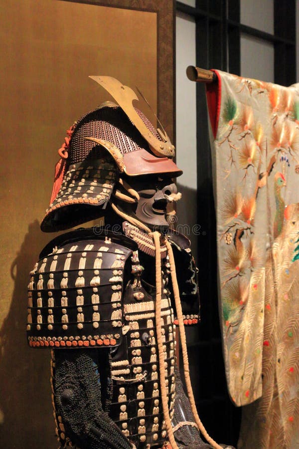 Armor of Asano (Aki) clan stock image. Image of casts - 53250025