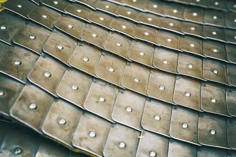Armor Iron is Made Up of Iron Plates the Pattern of Protection of the ...