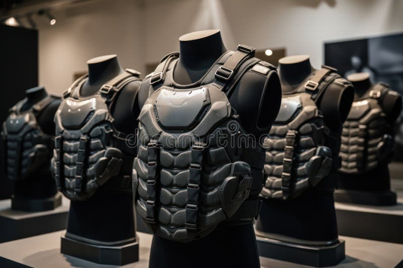 Armor Mannequins Display stock image. Image of material - 300344809