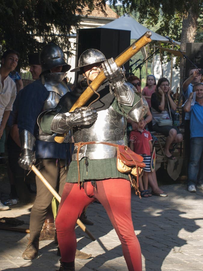Medieval Rifleman Suit Presentation Editorial Stock Image - Image of ...