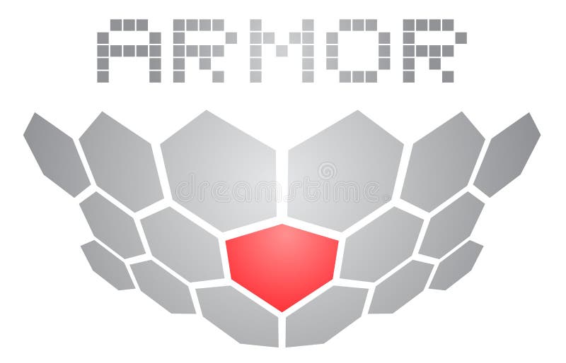 Armor symbol stock vector. Illustration of emblem, military - 41881517