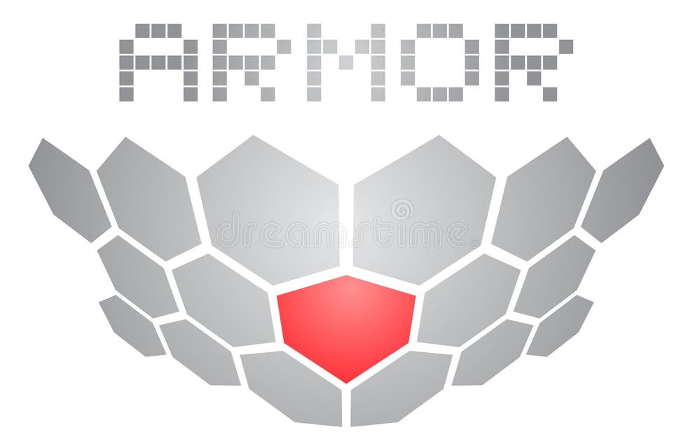 Armor symbol stock vector. Illustration of emblem, military - 41881517