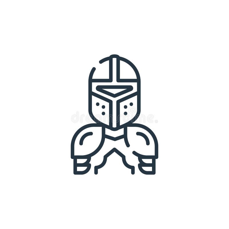Armor Vector Icon. Armor Editable Stroke. Armor Linear Symbol for Use ...