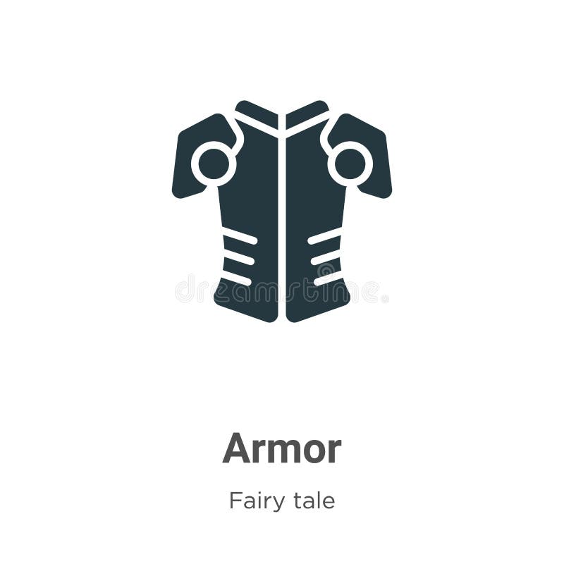 Armor Vector Icon on White Background. Flat Vector Armor Icon Symbol ...