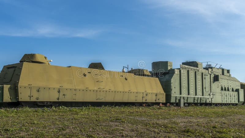 Armored Battle Train. Second World War Editorial Photography - Image of ...