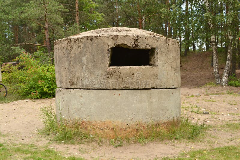 Armored fire point. stock photo. Image of embrasure, fortified - 52465266