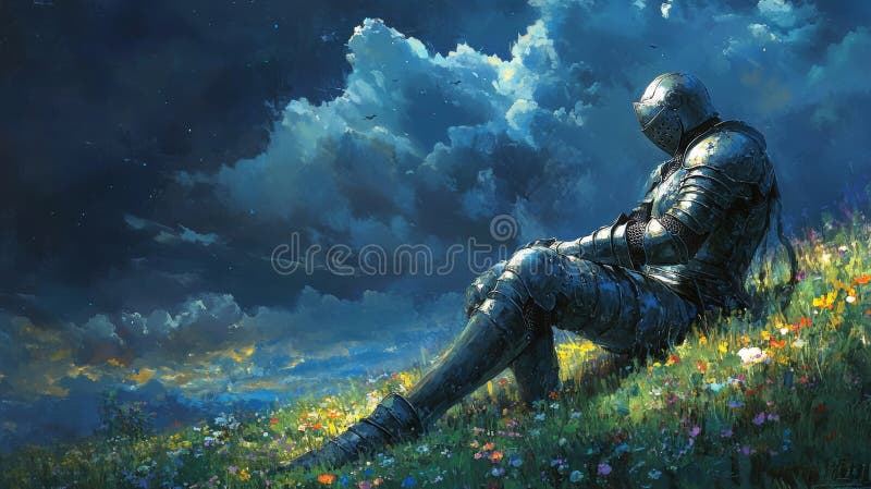 Knight Sitting Field Stock Photos - Free & Royalty-Free Stock Photos ...